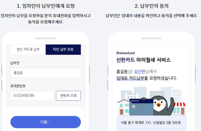 월세 신용카드 결제 하고 실적으로 연말정산까지 신한카드 My월세 담보랜드
